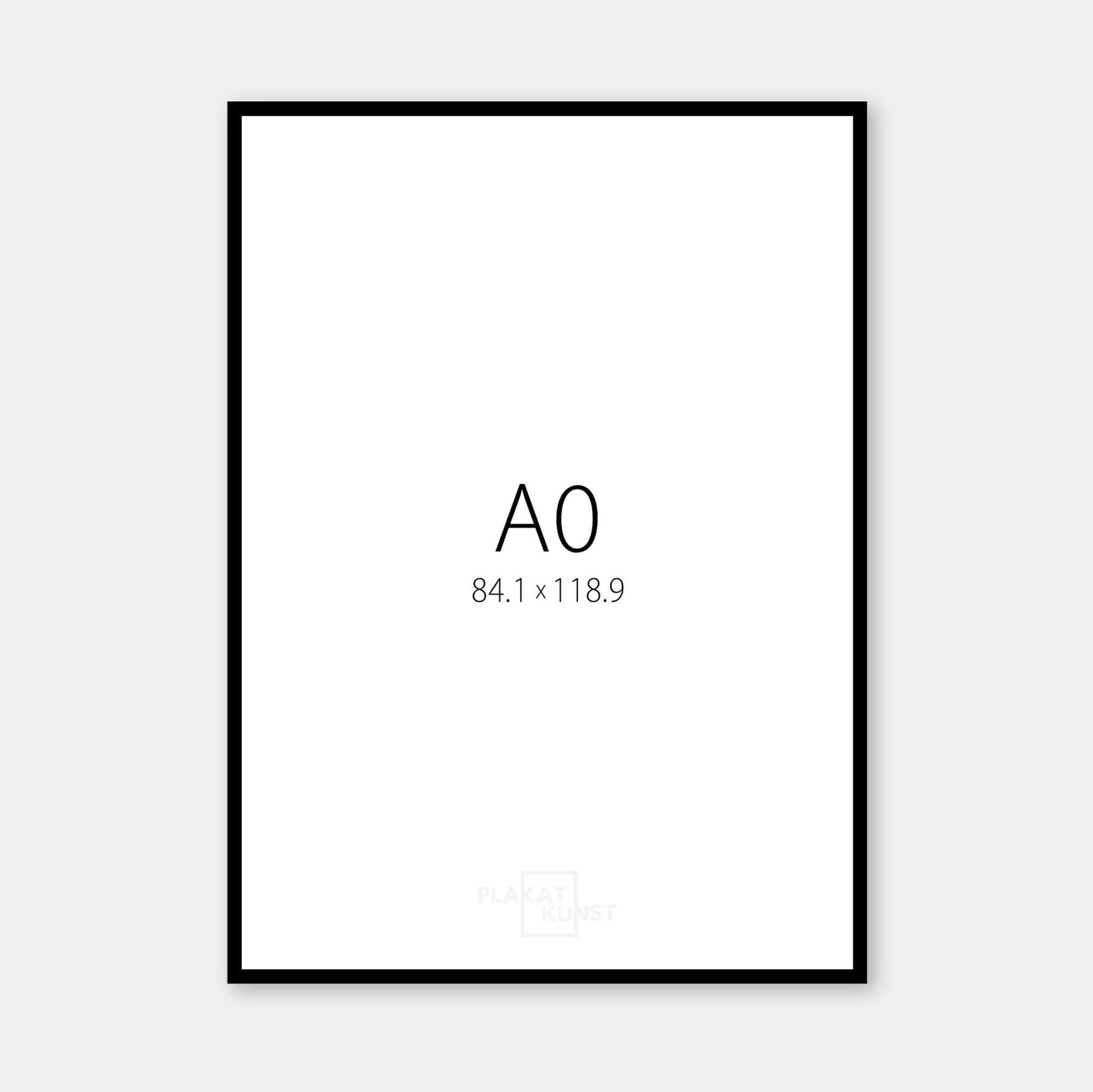 Buy A0 frames (84.1 x 118.9 cm) | PlakatKunst.com