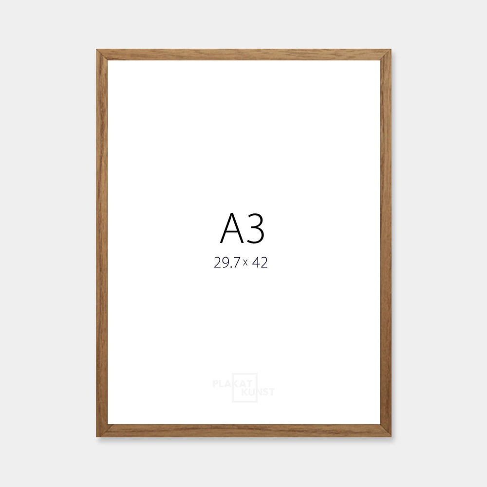 A3 picture frames (30x42 cm) | Glass and mount | PlakatKunst.com