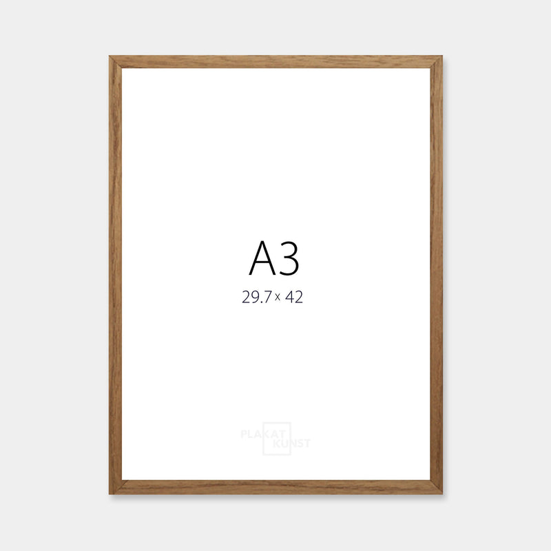A3 picture frames (30x42 cm) | Glass and mount | PlakatKunst.com