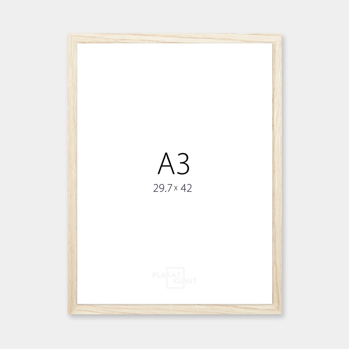 A3 picture frames (30x42 cm) | Glass and mount | PlakatKunst.com