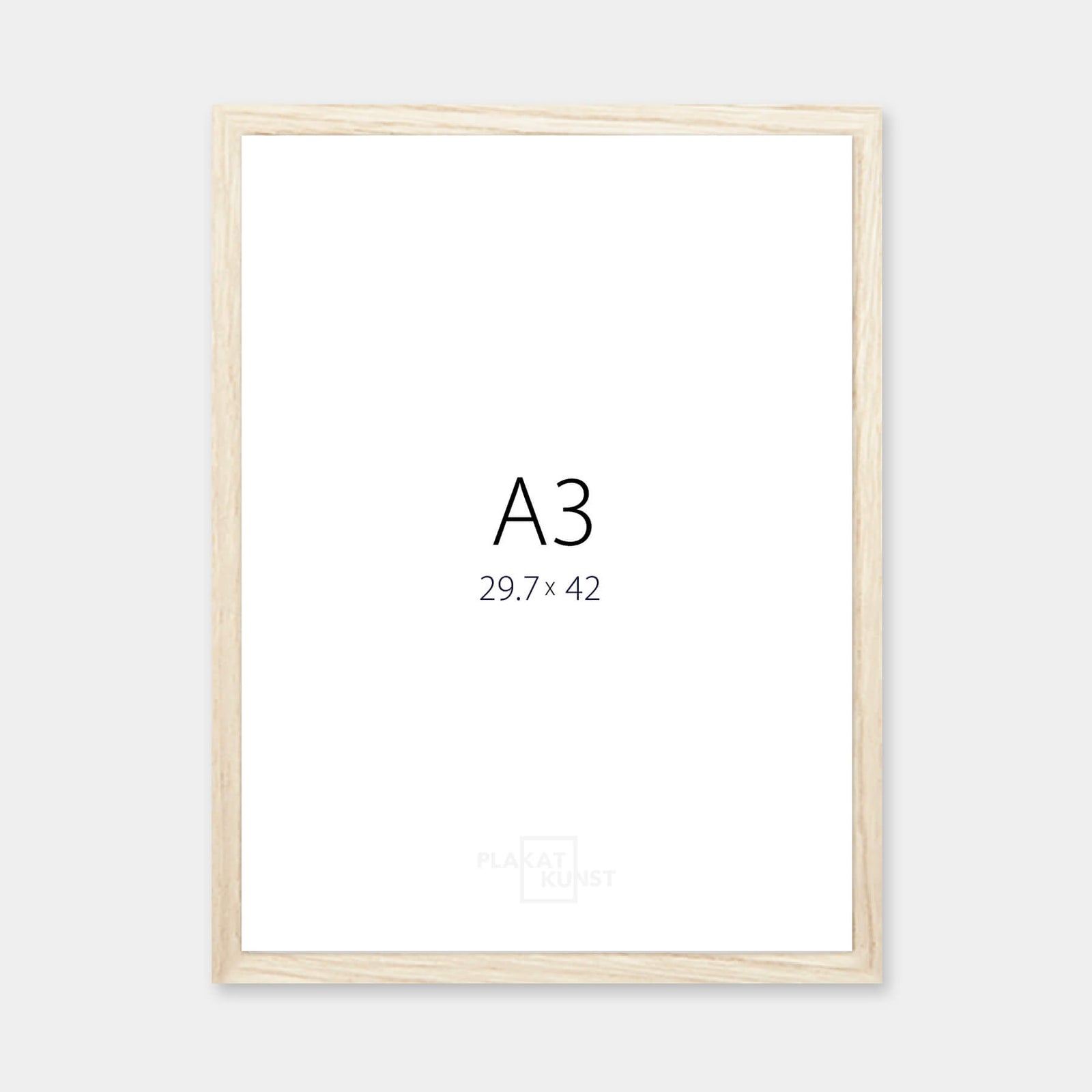 A3 picture frames (30x42 cm) | Glass and mount | PlakatKunst.com