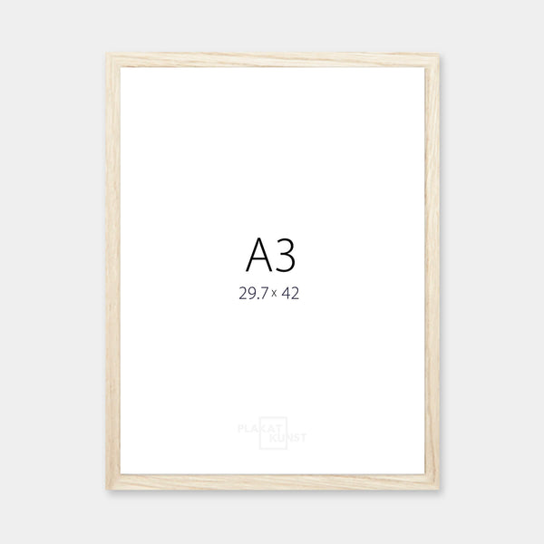 A3 picture frames (30x42 cm) | Glass and mount | PlakatKunst.com