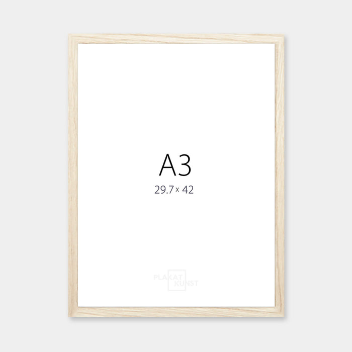 A3 picture frames (30x42 cm) | Glass and mount | PlakatKunst.com
