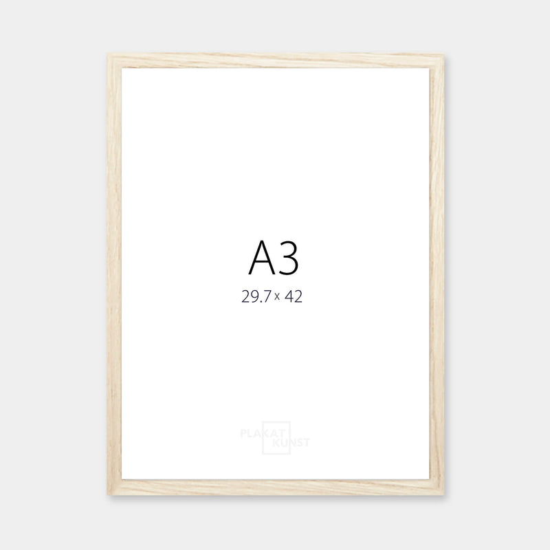 A3 picture frames (30x42 cm) | Glass and mount | PlakatKunst.com