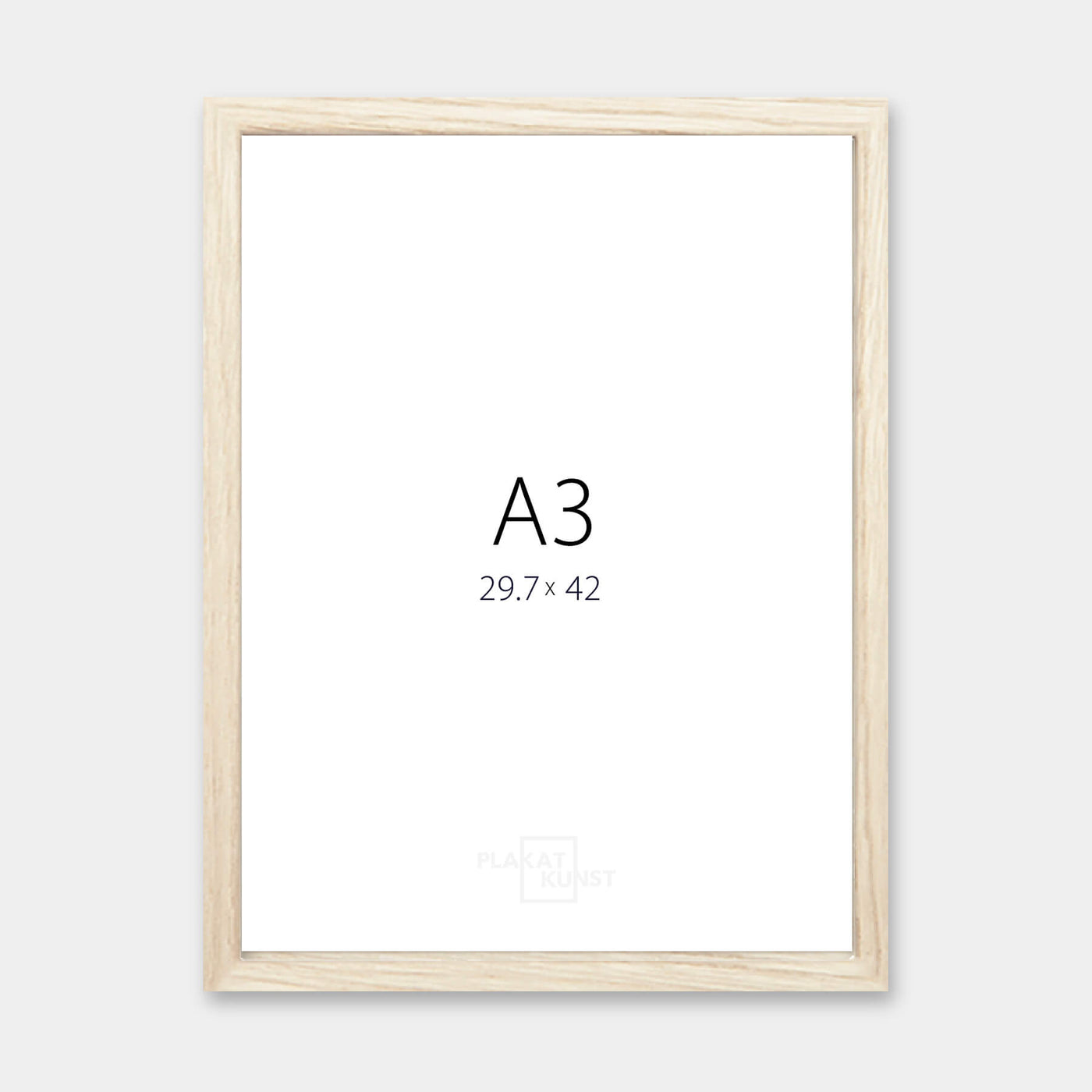 A3 picture frames (30x42 cm) | Glass and mount | PlakatKunst.com