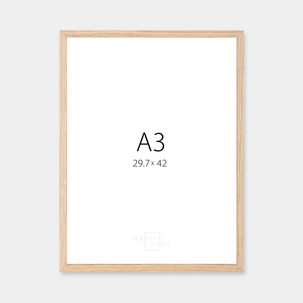 A3 picture frames (30x42 cm) | Glass and mount | PlakatKunst.com