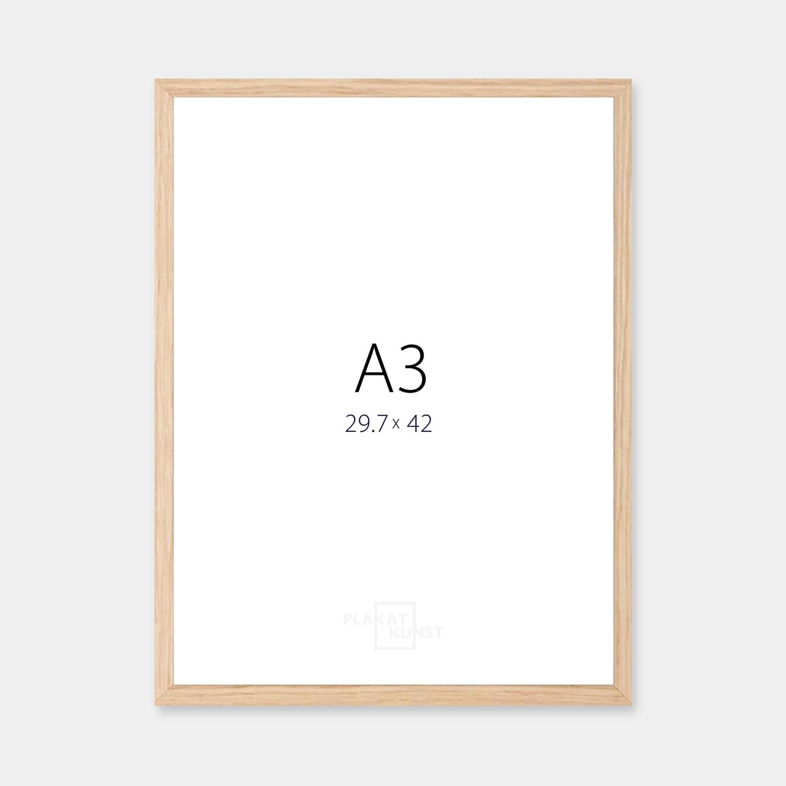 A3 picture frames (30x42 cm) | Glass and mount | PlakatKunst.com