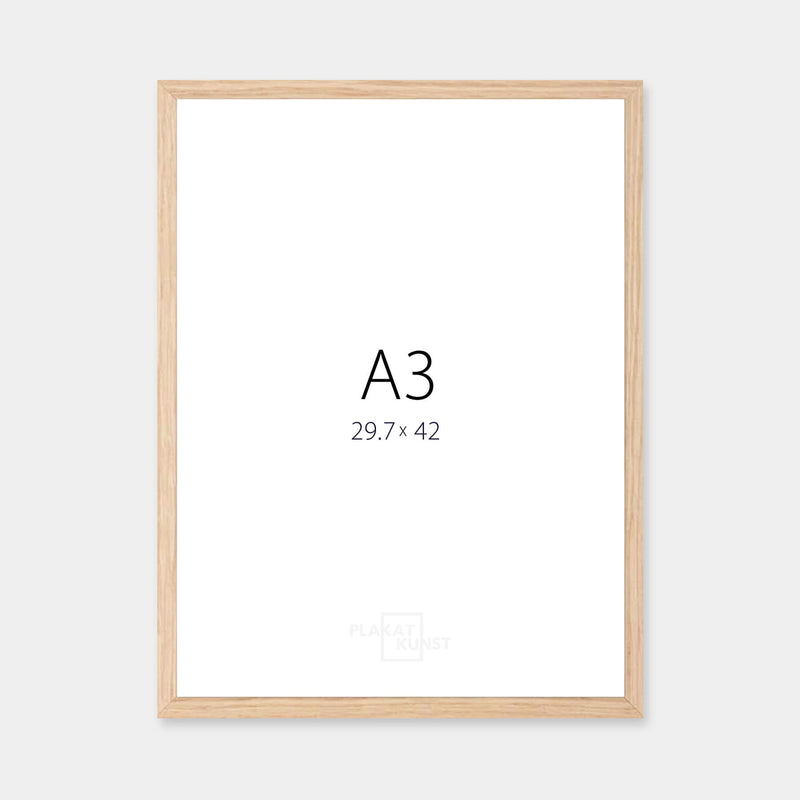 A3 picture frames (30x42 cm) | Glass and mount | PlakatKunst.com