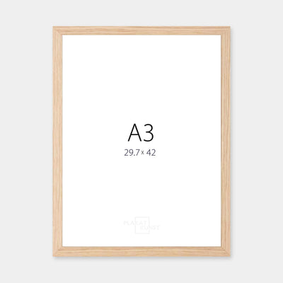 A3 picture frames (30x42 cm) | Glass and mount | PlakatKunst.com