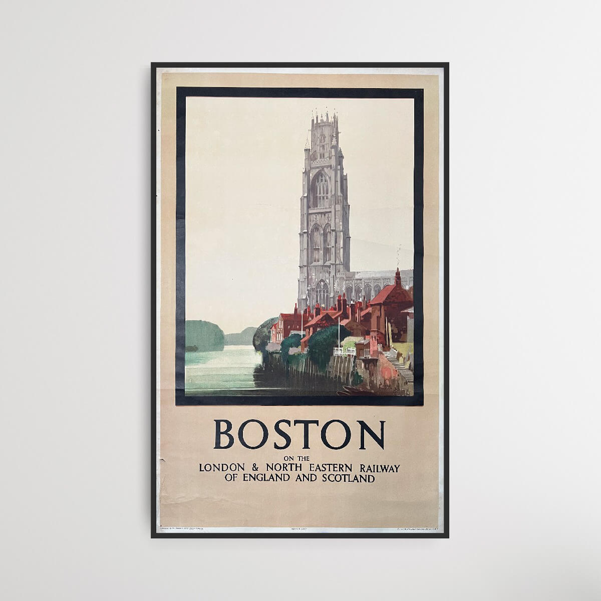 Boston, England | Original vintage poster | PlakatKunst.com