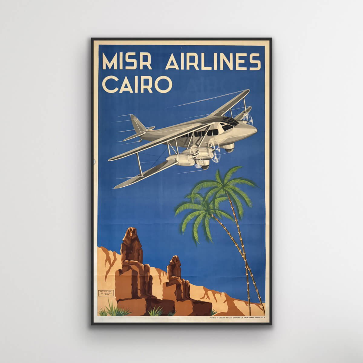 Cairo - Misr Airlines | Original vintage poster | PlakatKunst.com