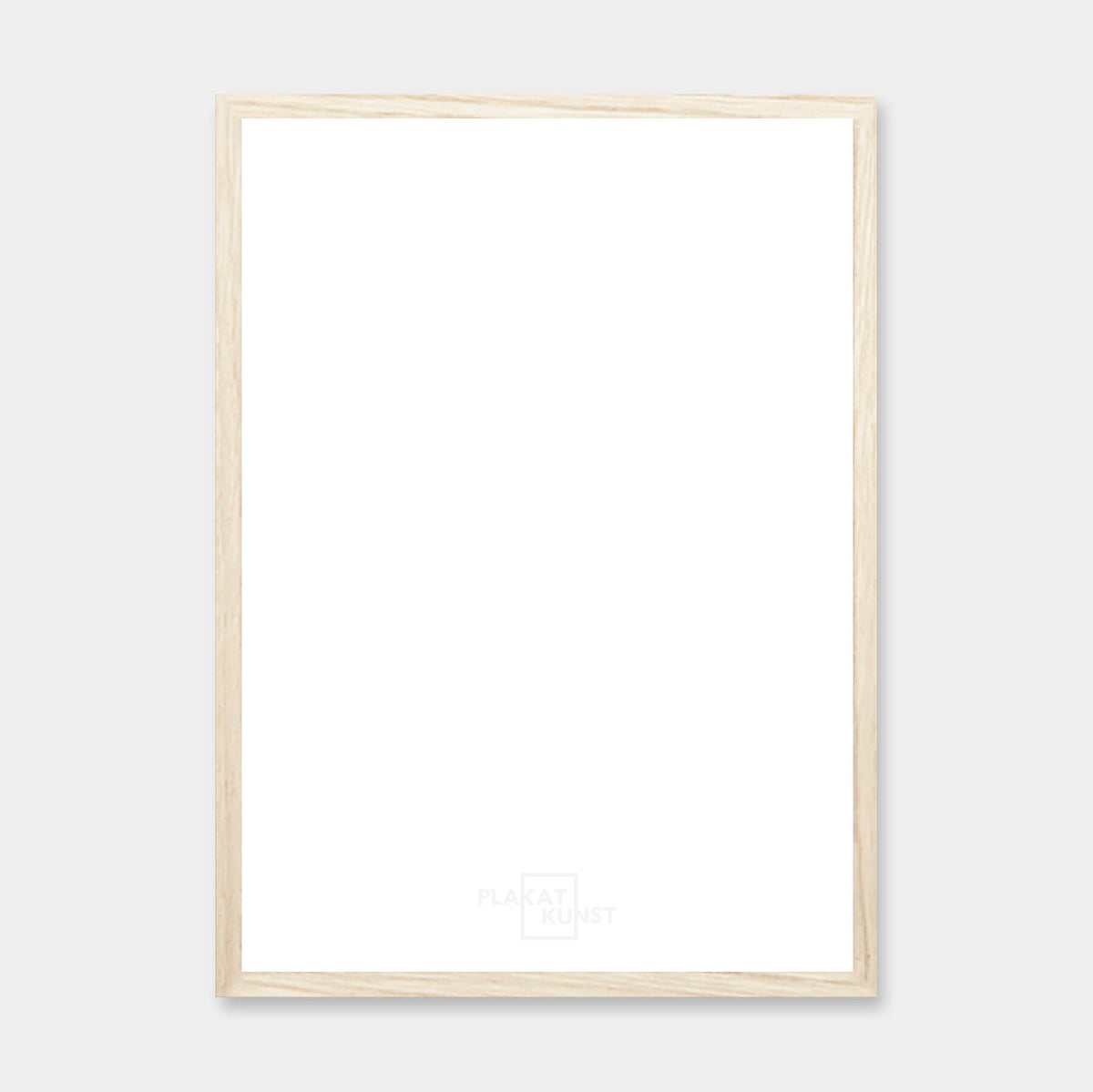 Picture frame in light wood - Custom size | PlakatKunst.com