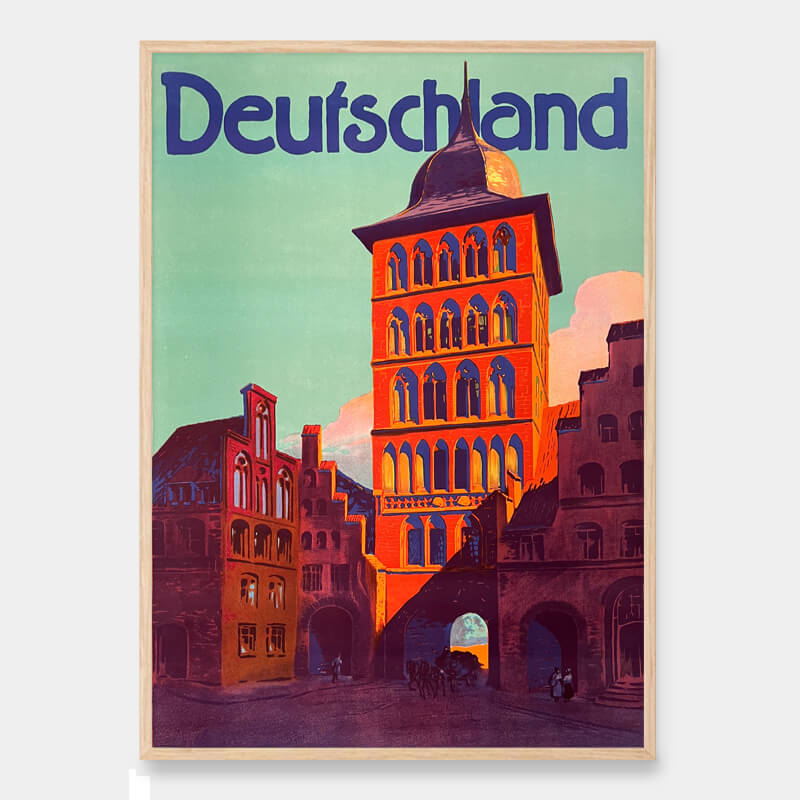 Deutschland | Vintage poster | PlakatKunst.dk