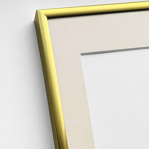 Black 50x50 aluminum frame - Narrow (8 mm) | PlakatKunst.com