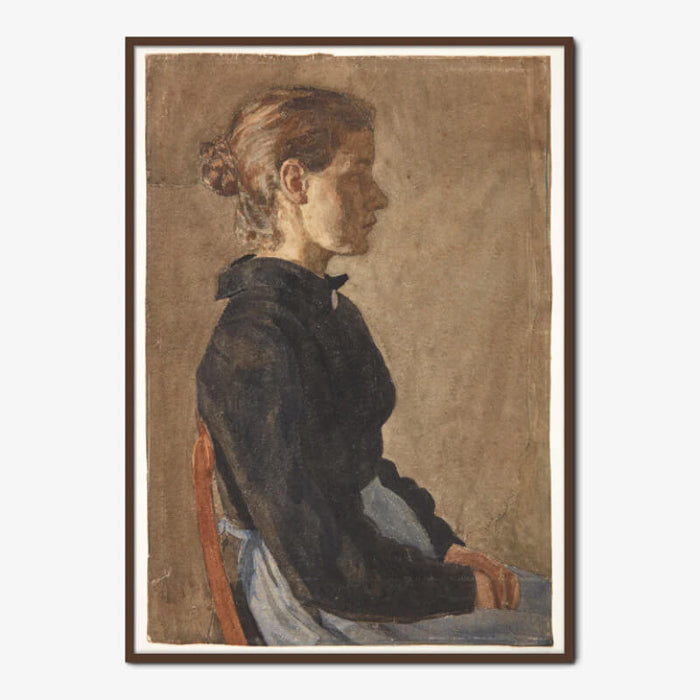 Portrait of Christine Swane - Peter Hansen poster | PlakatKunst.com