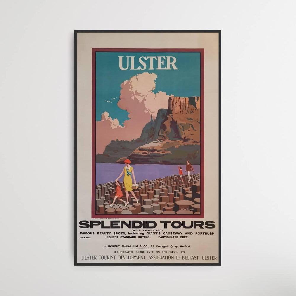 Ulster - Splendid Tours | Originalt vintage poster | PlakatKunst