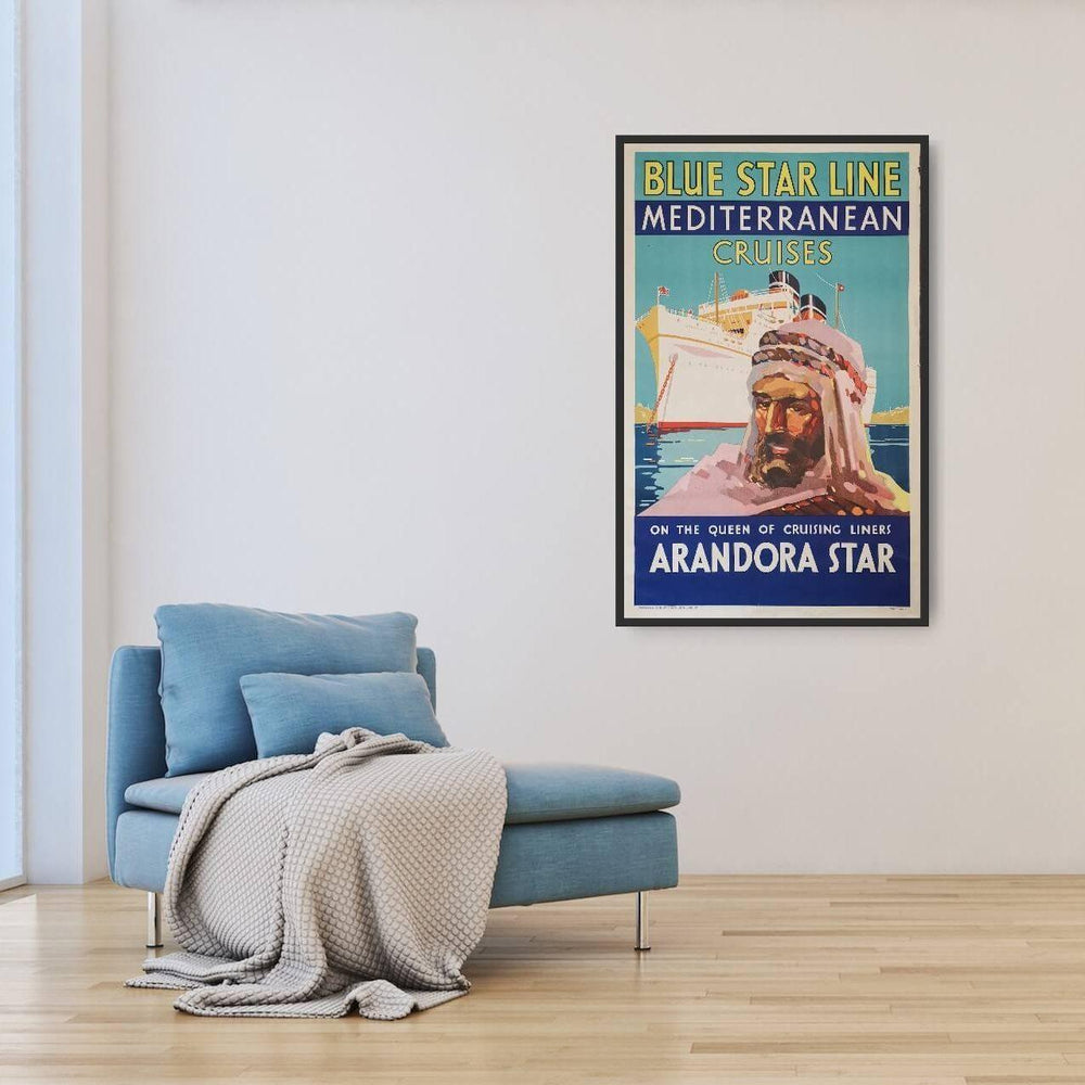Blue Star Line - Arandora Star | Lithograph | PlakatKunst.com