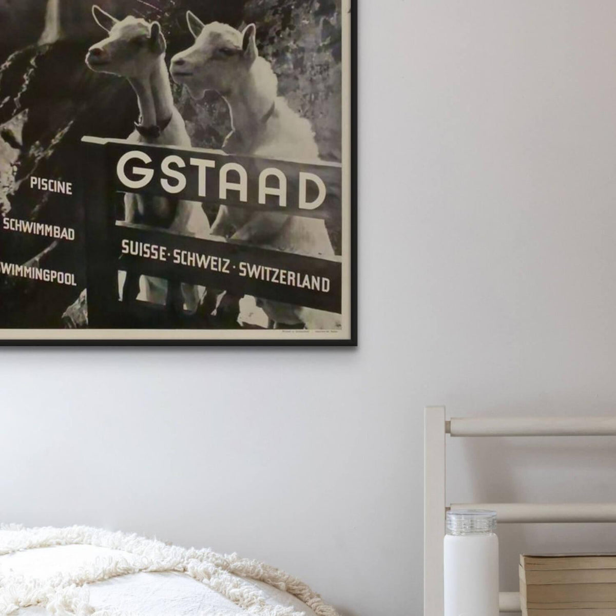 Gstaad, Schweiz | Original vintage lithograph | PlakatKunst