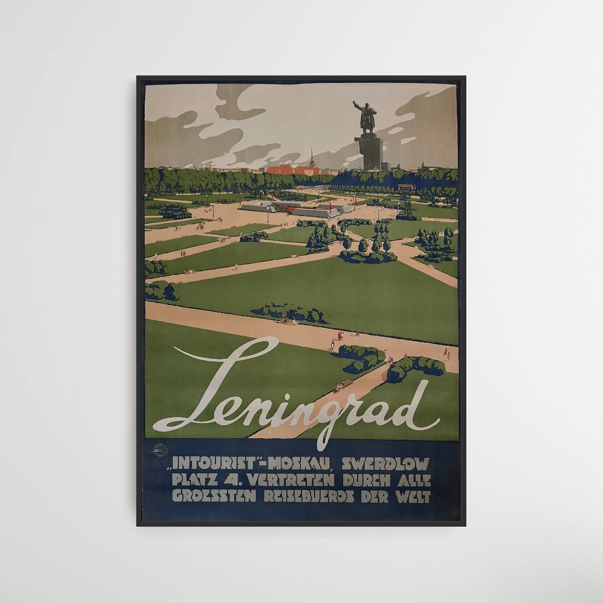 Leningrad USSR | Original vintage poster | PlakatKunst