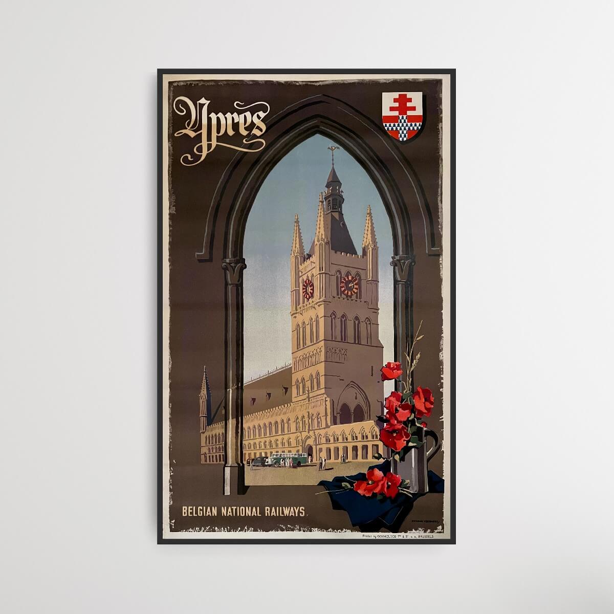 Ypres - The Cloth Hall | Original vintage poster | PlakatKunst